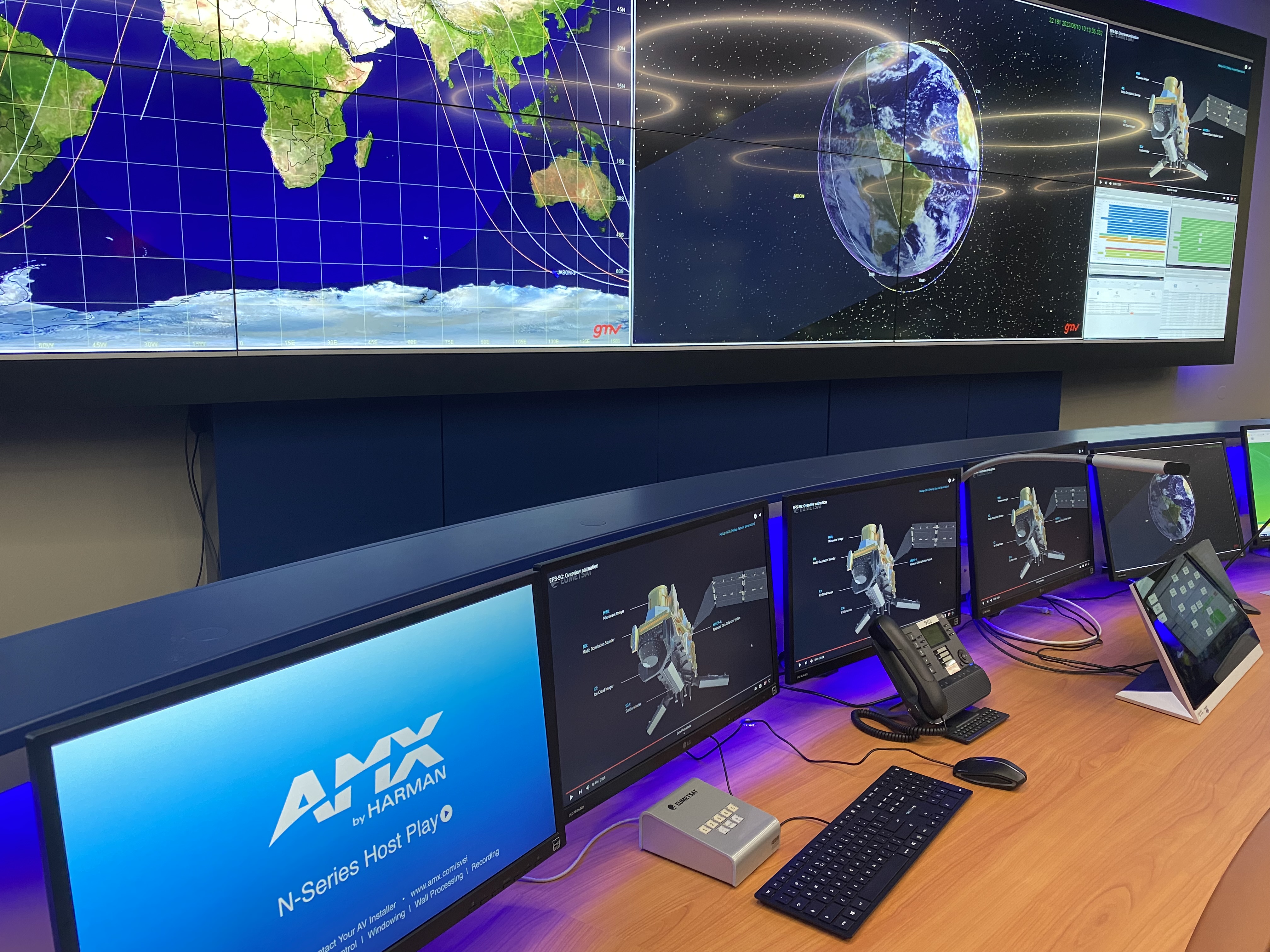 EUMETSAT LEO MCC, Germany | AMX Audio Video Control Systems | English