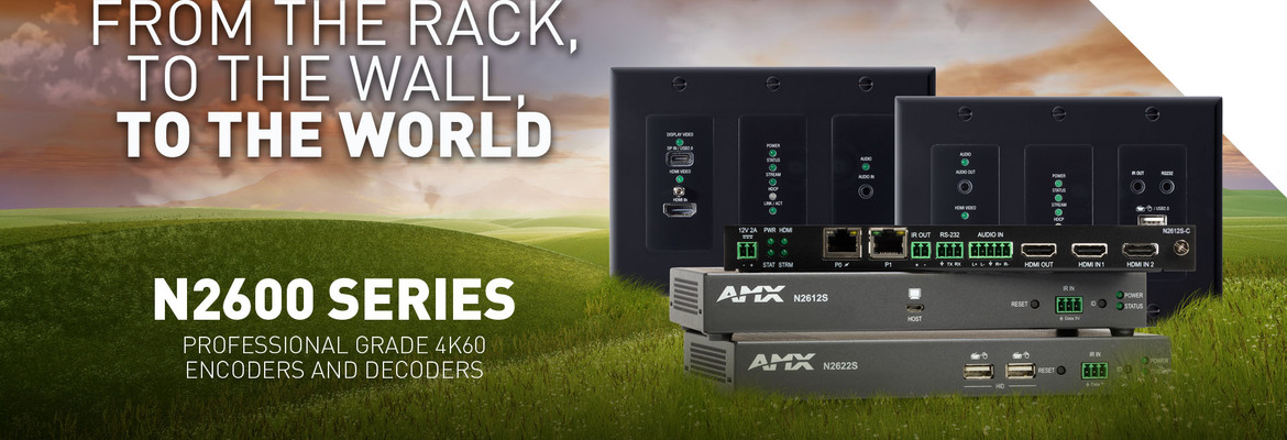 AMX Introduces SVSI N2600D 4K60 Wallplate Networked AV Encoders and Decoders with Dante AV-A ...